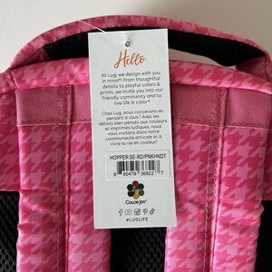 lug | Bags | Lug Hopper Se Backpack Redpink Houndstooth | Poshmark